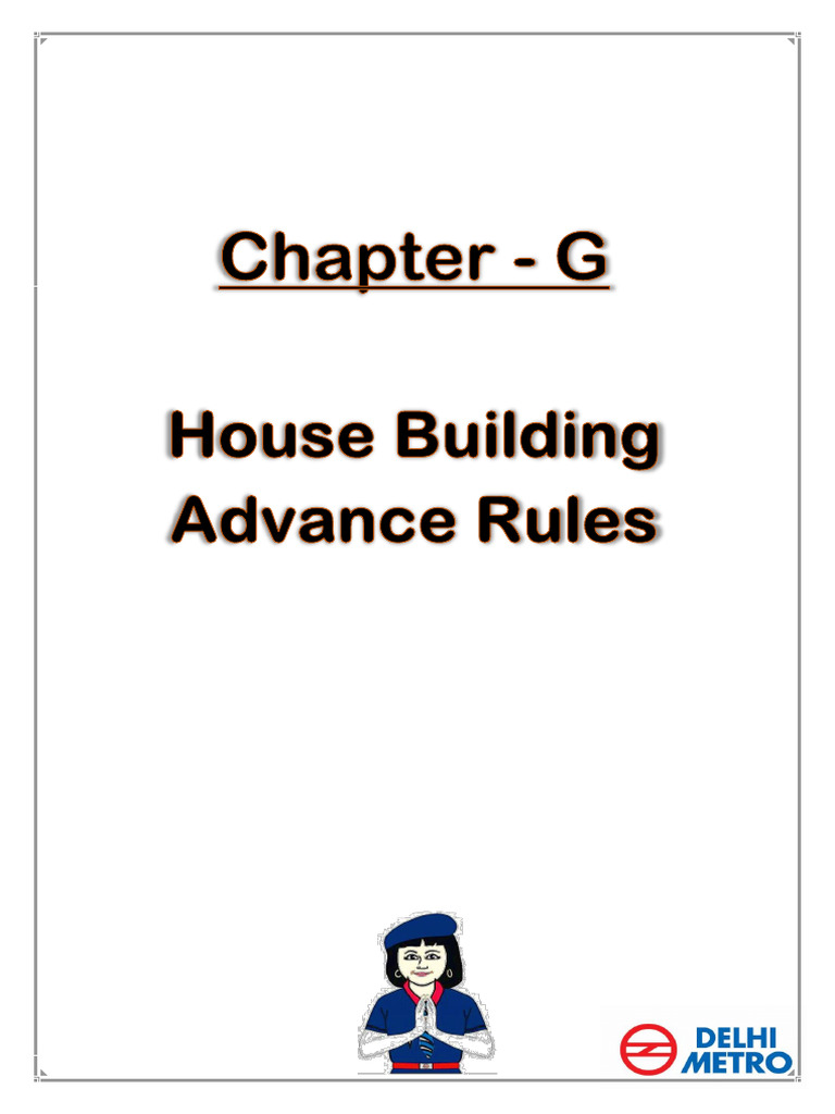 DMRC House Building Advance Rules | PDF | Mortgages | Interest