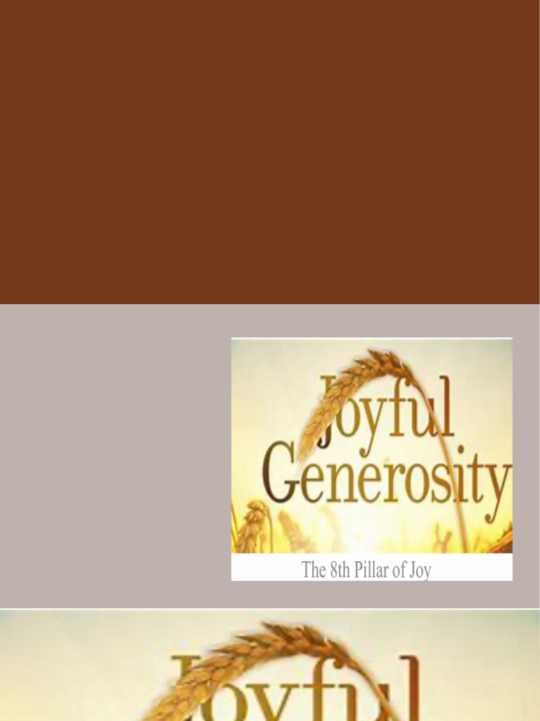 Generosity | PDF
