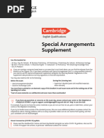 Access Arrangements for Examinations | PDF | Dictionary | Translations