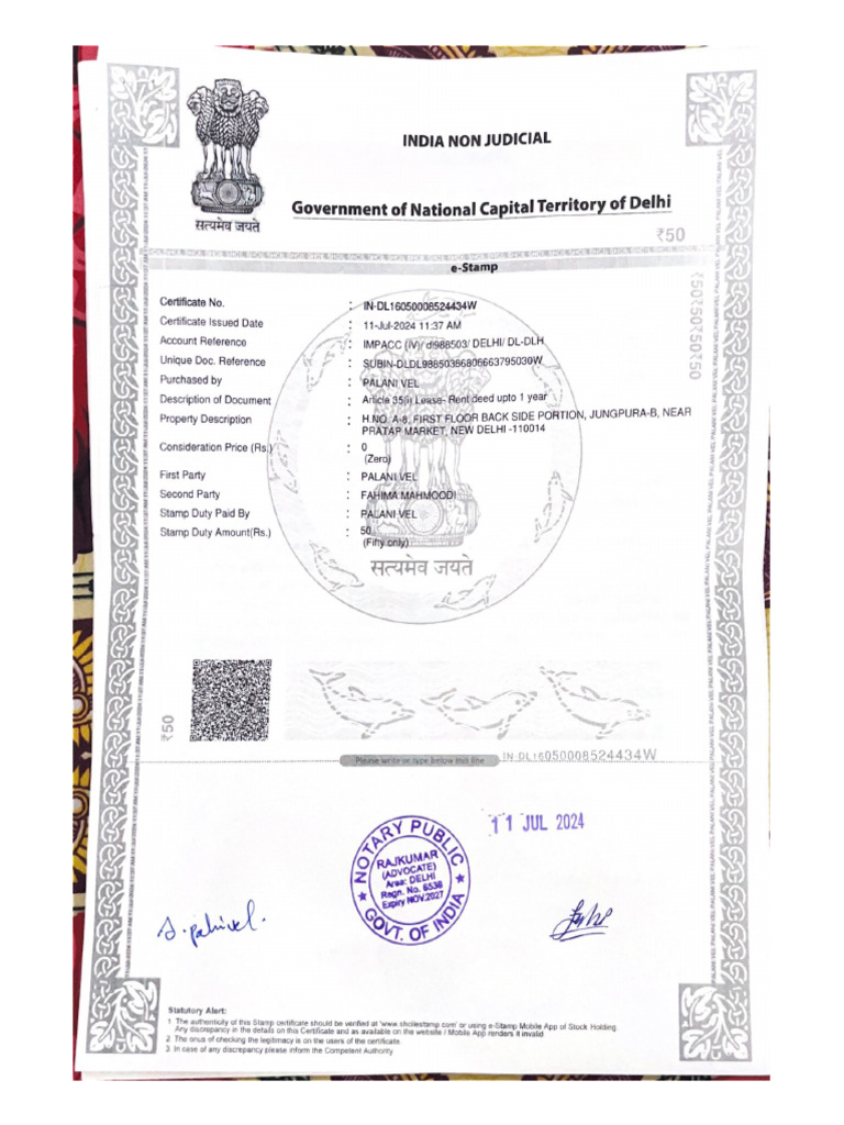 Government of National Capital Territory of Delhi | PDF