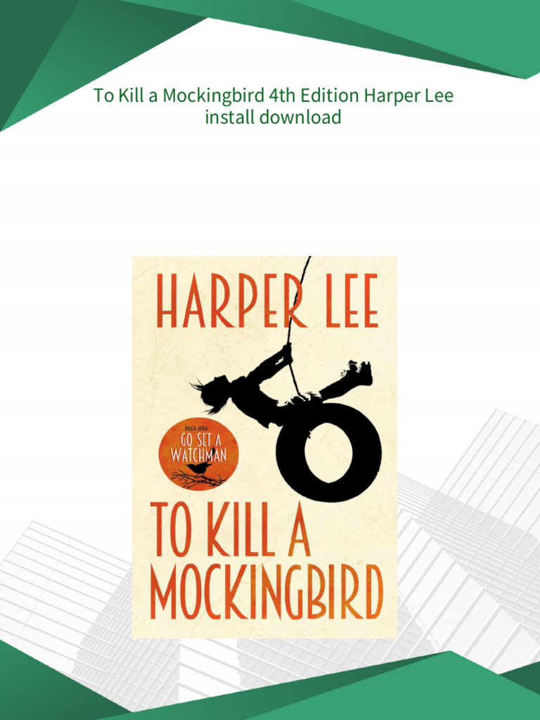 To Kill a Mockingbird 4th Edition Harper Lee pdf download | PDF