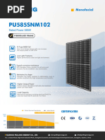 Data Sheet-144 HC - Bifacial TOPCON Dual Glass 560-590 WP | PDF | Solar ...