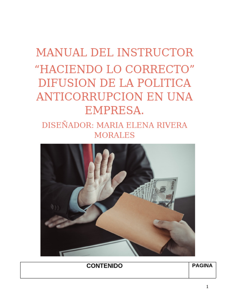14. m) MANUAL DEL INSTRUCTOR EC 217.1 MARIA ELENA RIVERA MORALES | PDF ...