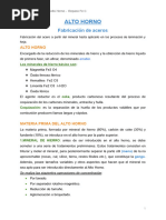 Producción de Arrabio en Ingeniería Metalúrgica | PDF | Arrabio | Hierro