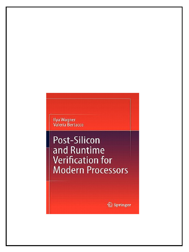 Postsilicon and Runtime Verification For Modern Processors Wagner PDF Download | PDF | Hardware ...