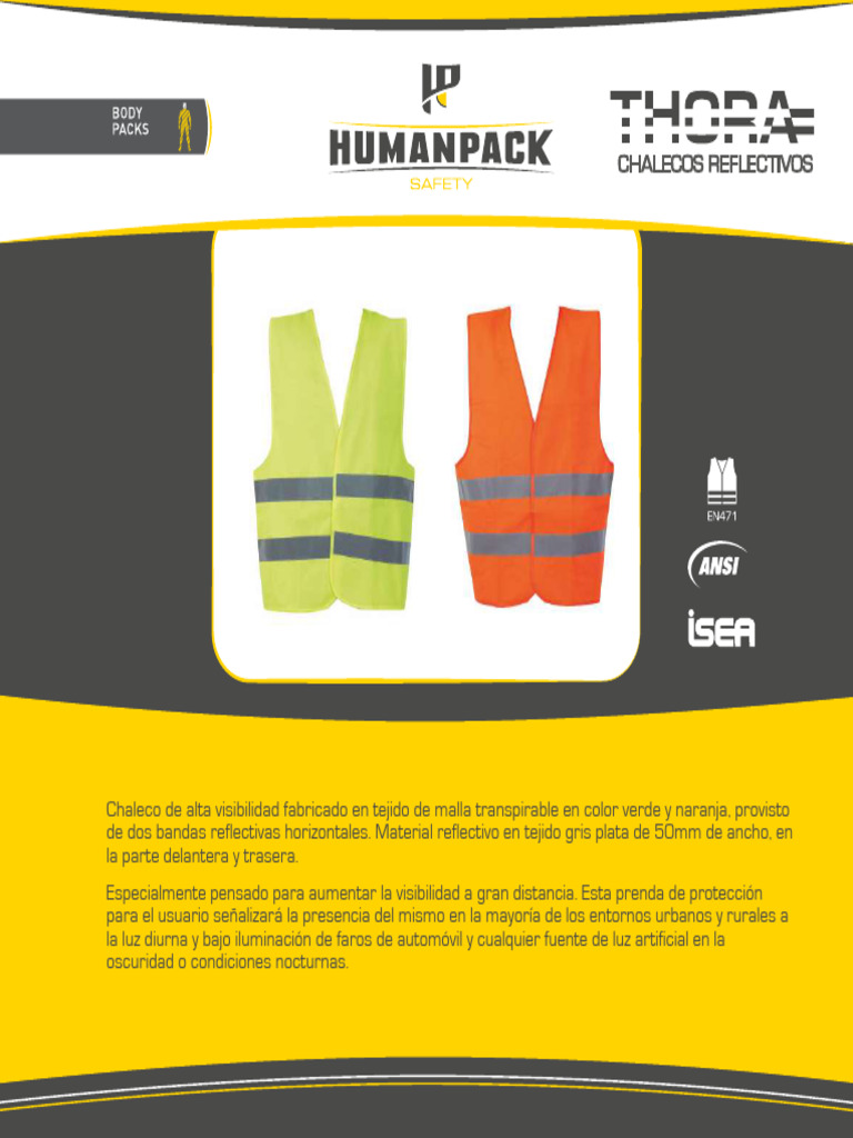 Chalecos Reflectivos | PDF
