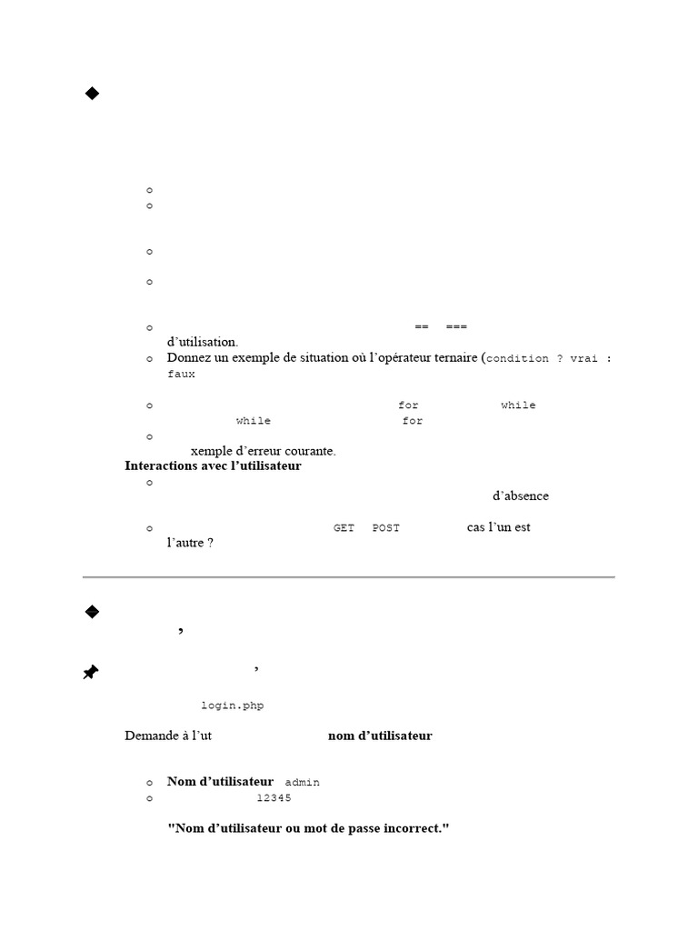 Devoir 3 PHP | PDF | PHP | Structure de contrôle