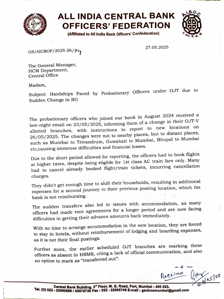 Hardship Faced by PO | PDF