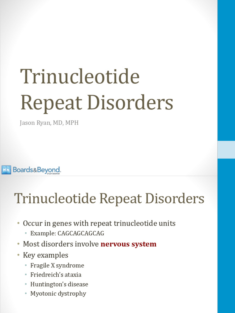 Trinucleotide Repeat Disorders Atf | PDF | Diseases And Disorders ...