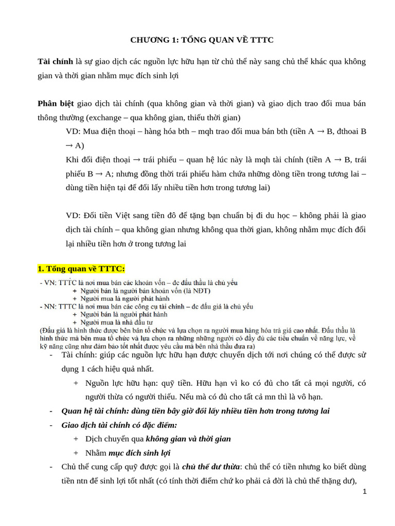 V Ghi TTTC&ĐCTC | PDF