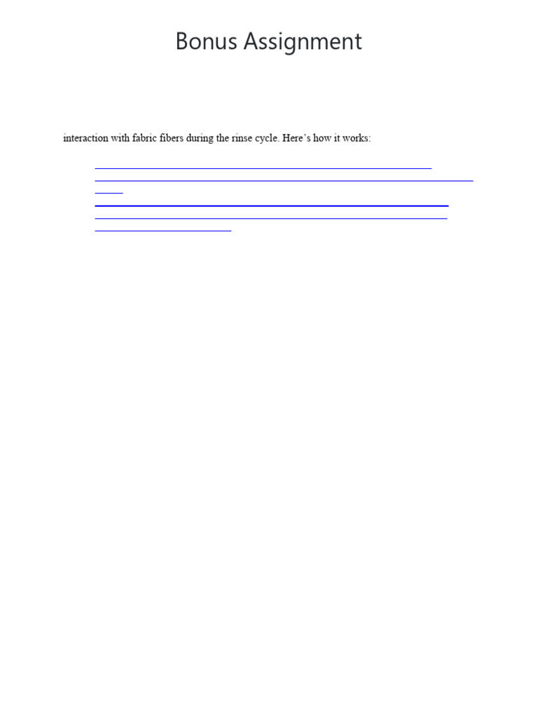 Bonus Assignment | PDF