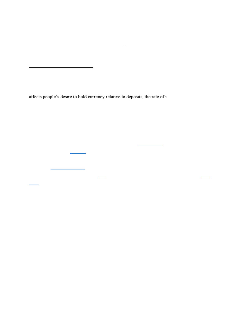 Determinants of Money Supply Explained | PDF | Reserve Requirement | Banks