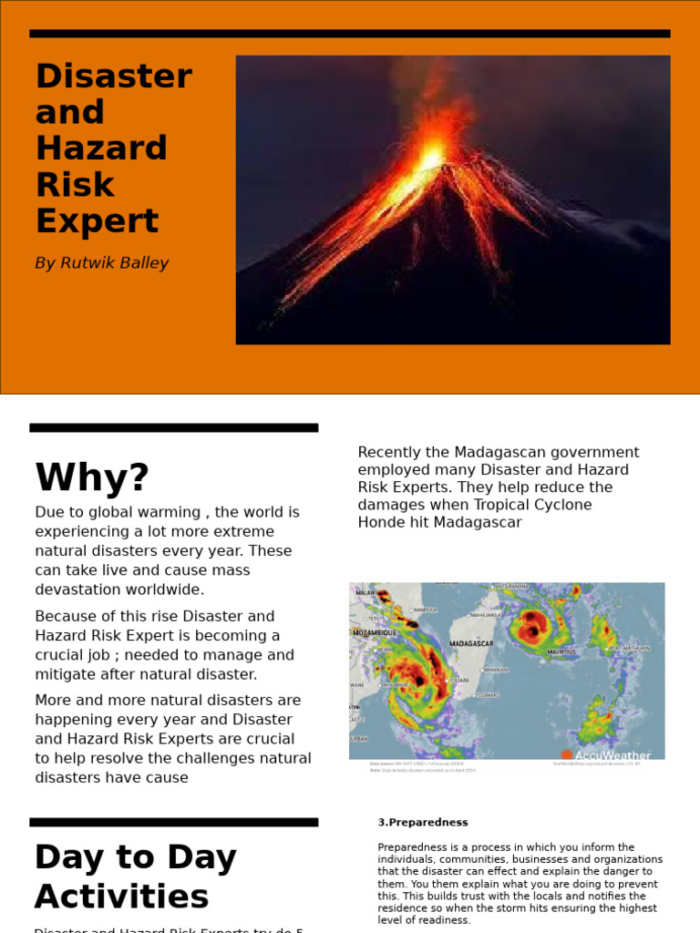 Disaster and Hazard Risk Expert Guide | PDF | Natural Disasters | Hazards