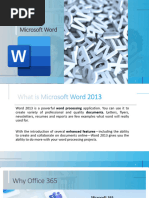 1.1 1. Introduction to MS Word 2021 | PDF | Microsoft Word | Operating System Families