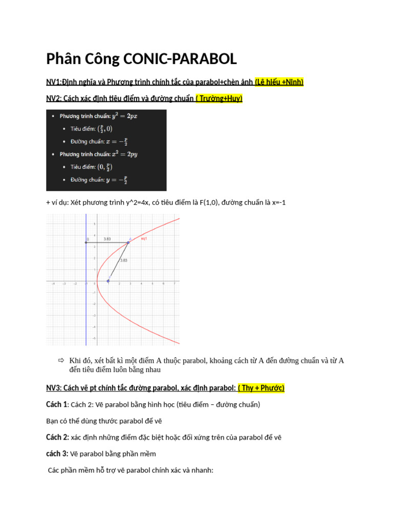 Phân Công CONIC 2 | PDF