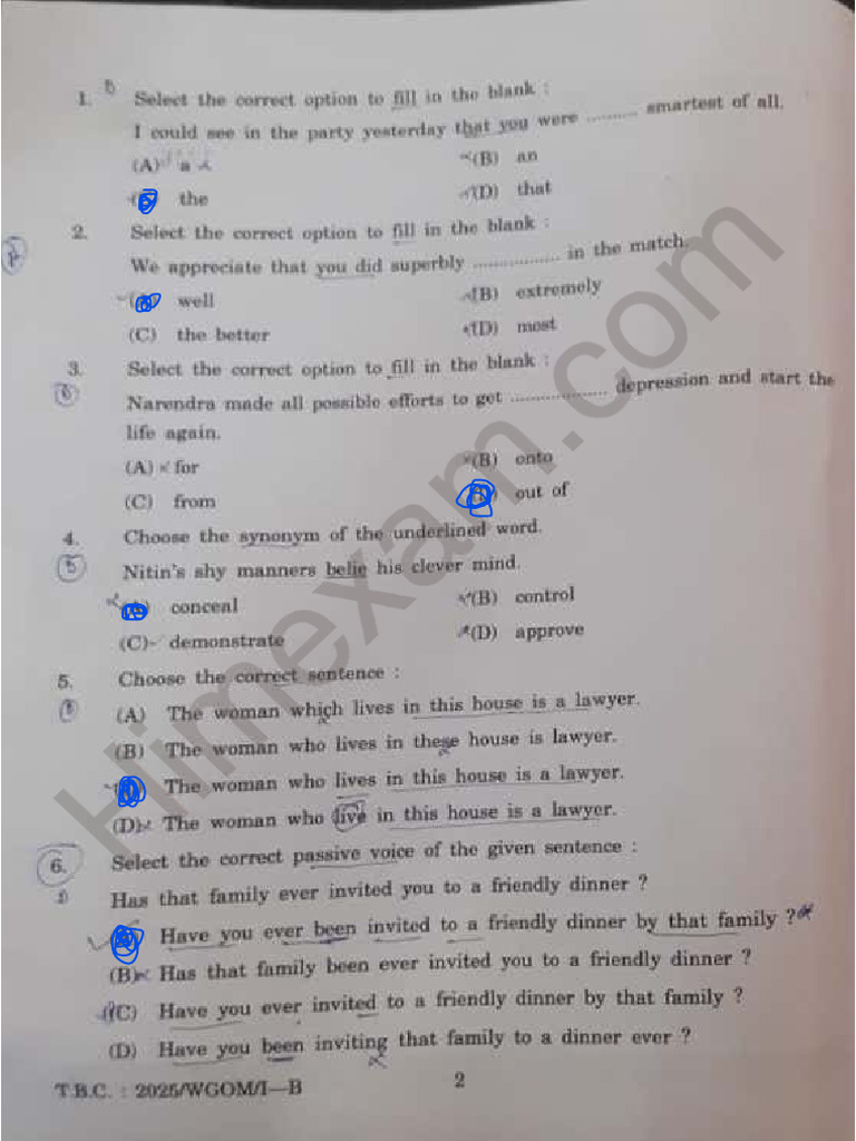 HPPSC Mo Paper-1 Himexam | PDF