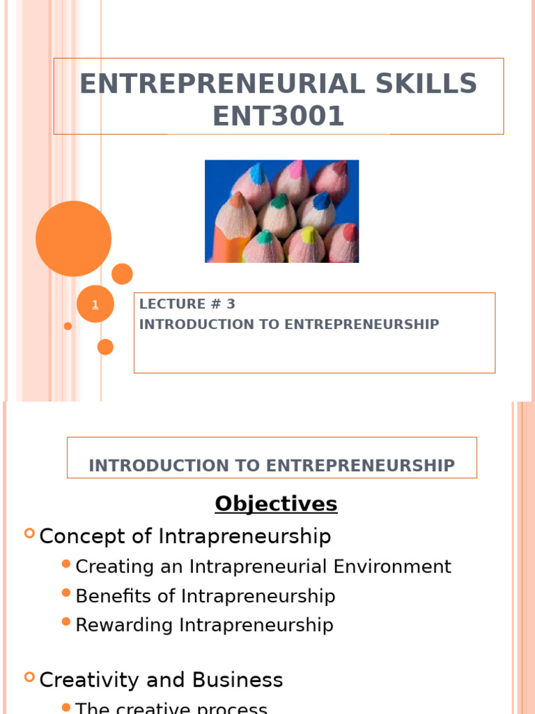 Concepts in Entrep Lesson 3 | PDF | Entrepreneurship | Creativity