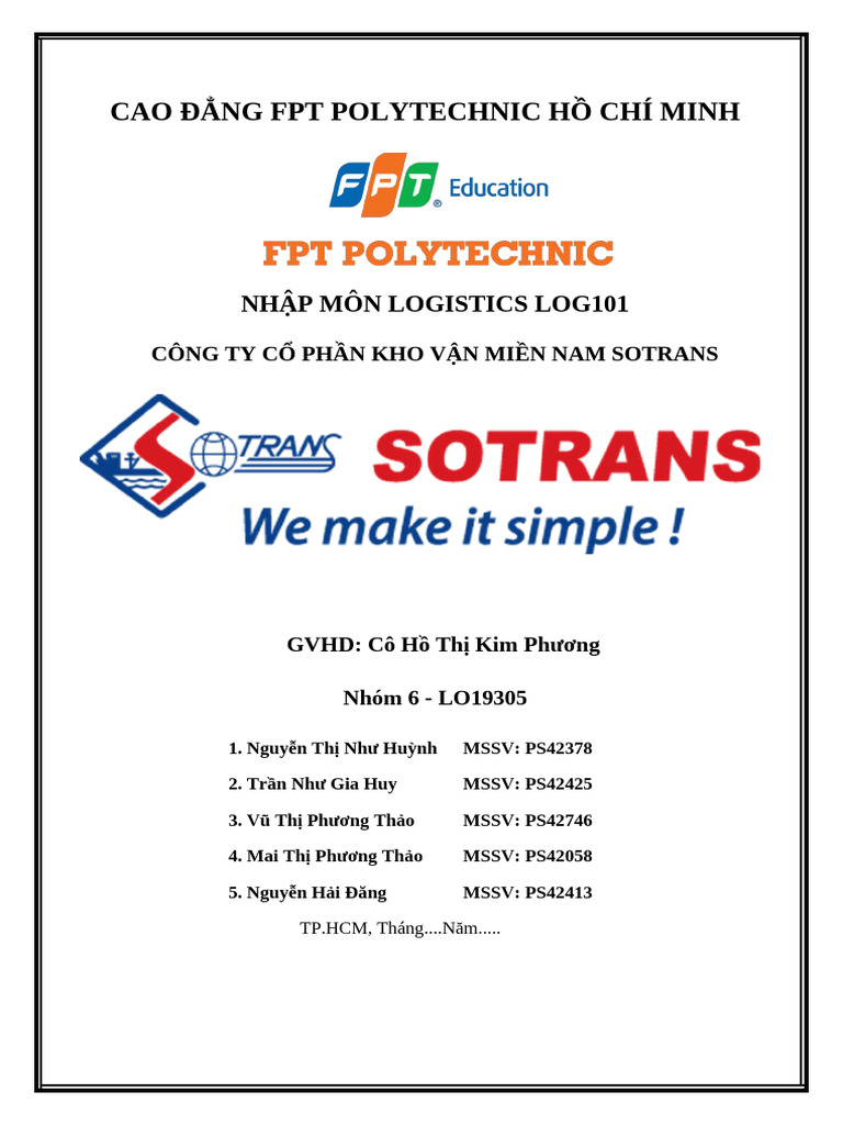 Asm Nhập Môn Logistics | PDF