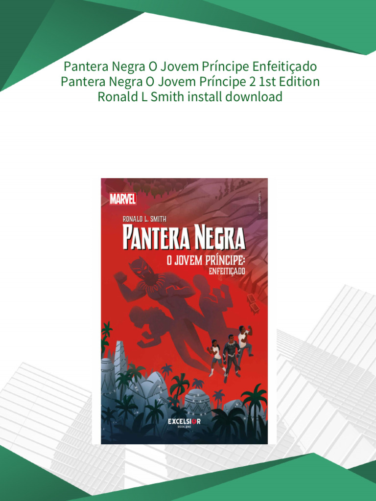 Pantera Negra O Jovem Príncipe Enfeitiçado Pantera Negra O Jovem ...