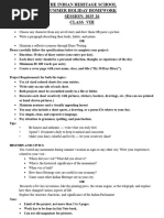 Class 6 Holiday Homework Guide | PDF | Leaf | Mathematics