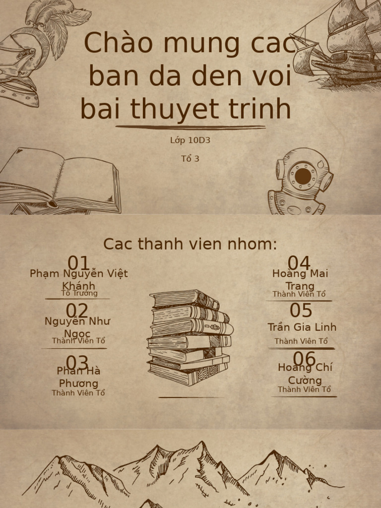 Chào Mung Cac Ban Da Den Voi Bai Thuyet Trinh: L P 10D3 T 3 | PDF