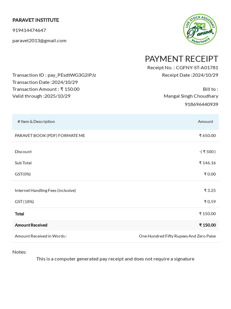 PARAVET_BOOK_PDF_FORM_ME_1730210805598 | PDF