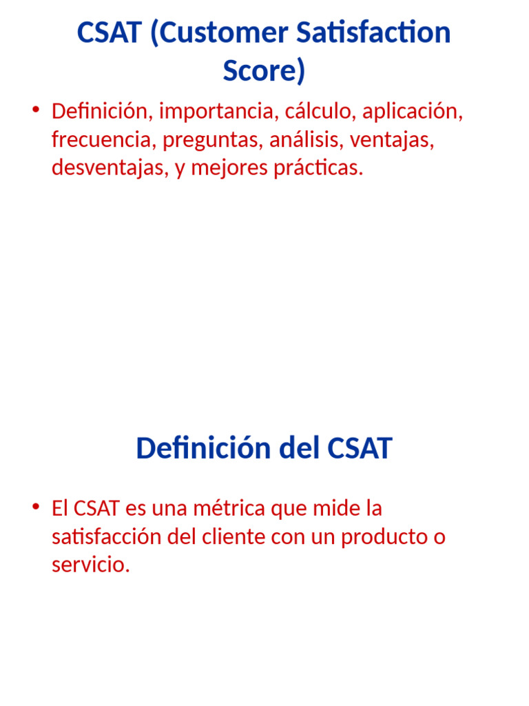 CSAT Presentation | PDF