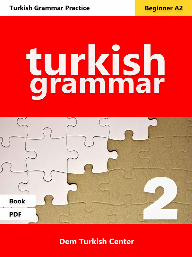 Turkish Books A2 Turkish Grammar Workboo | PDF