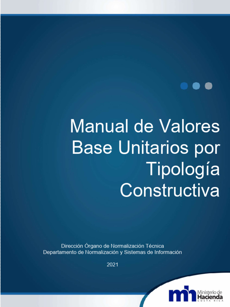 Manual de Tipologia Cosntructiva 2021 | PDF | Depreciación | edificio