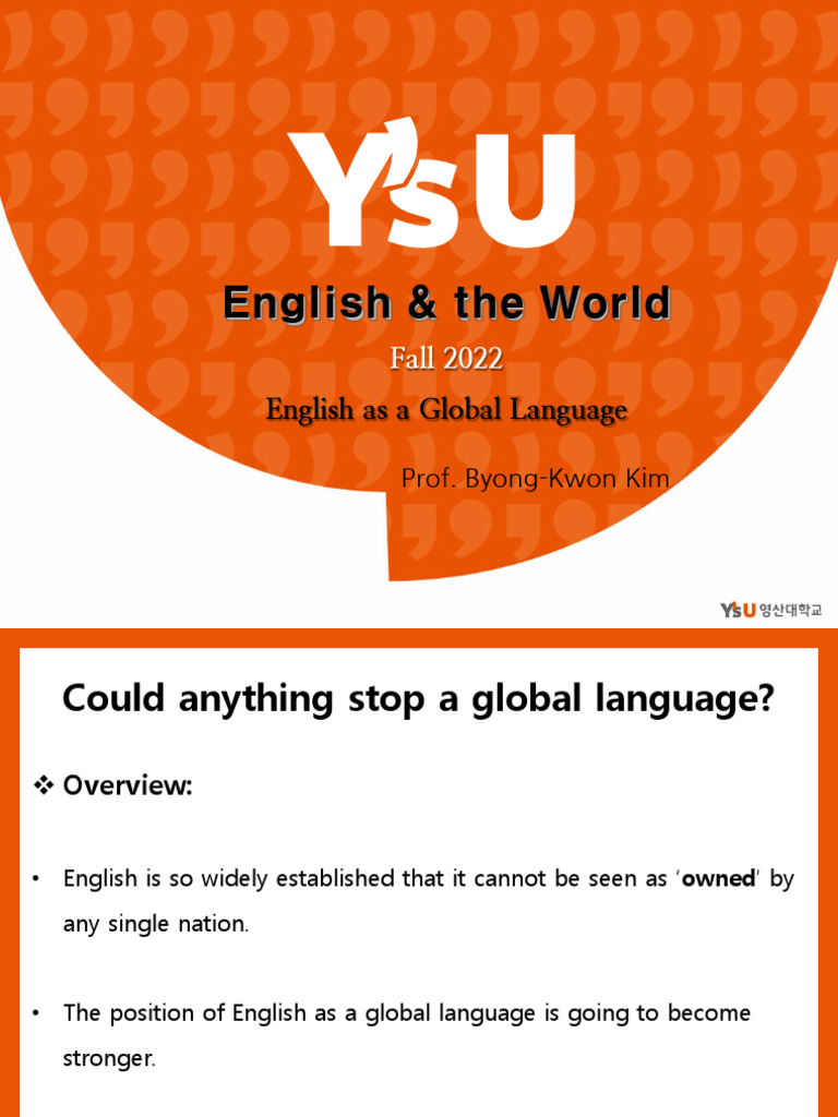 English & The World - 5 Upload | PDF | English Language | Translations