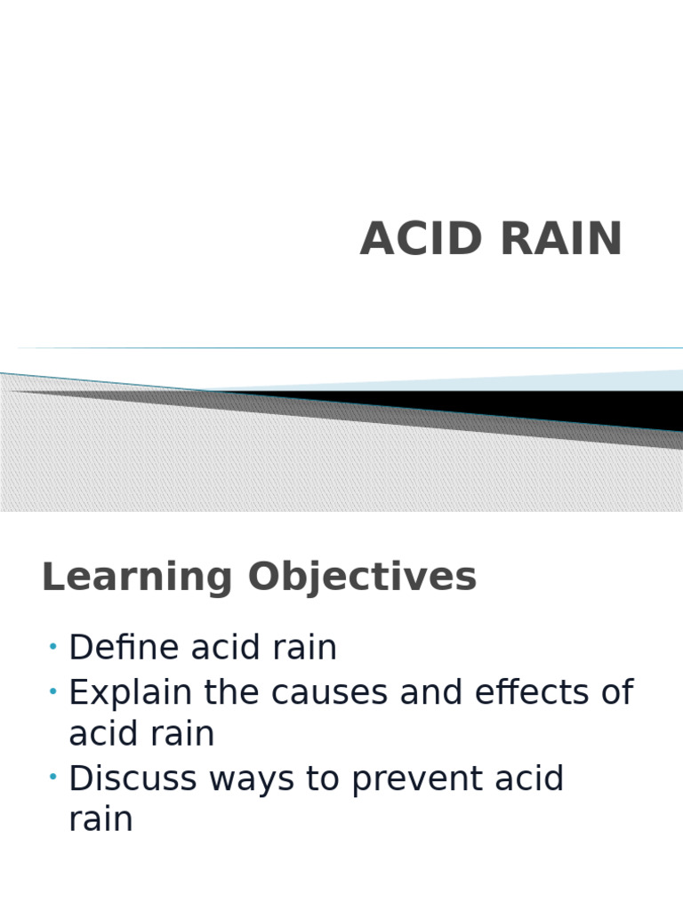 Acid Rain | PDF