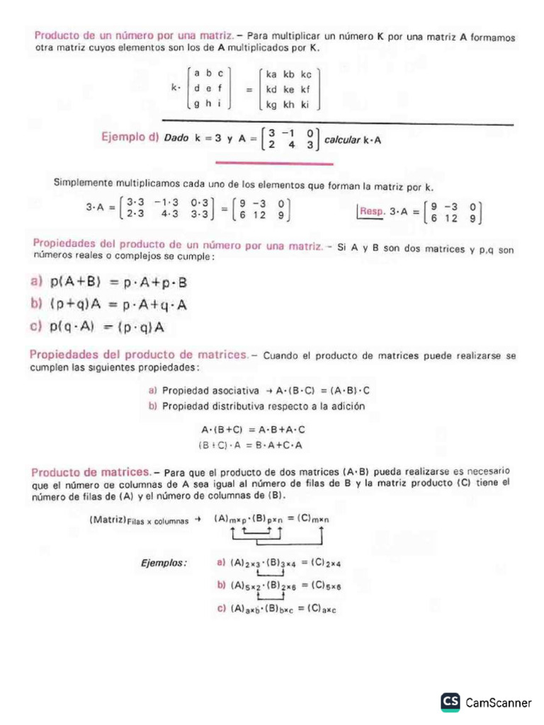 Multiplicación de Matrices | PDF