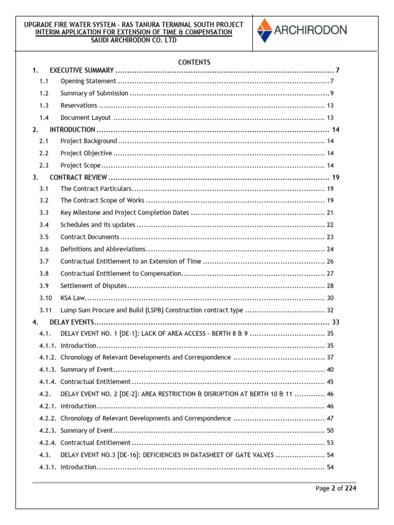Extract - Sample EoT - Saudi Aramco | PDF