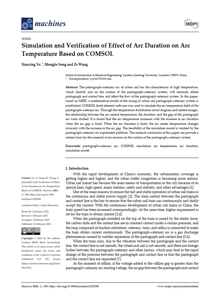 Simulation and Verification of Effect of Arc Durat | PDF | Electric Arc ...