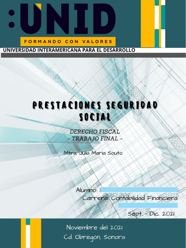 PRESTACIONES DE SEGURIDAD SOCIAL - Derechofiscal | PDF | Pensión | Valores