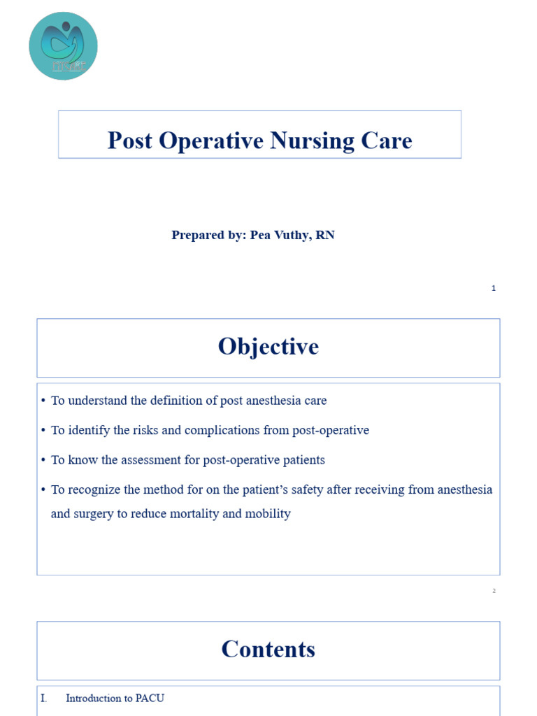 Post Anesthesia Care Unit Nursing Guide | PDF | Anesthesia | Surgery