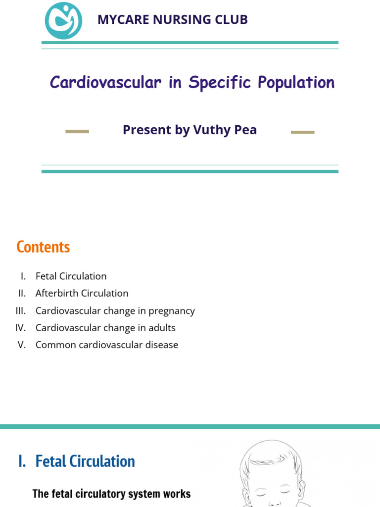 Cardiovascular in Specific Population | PDF