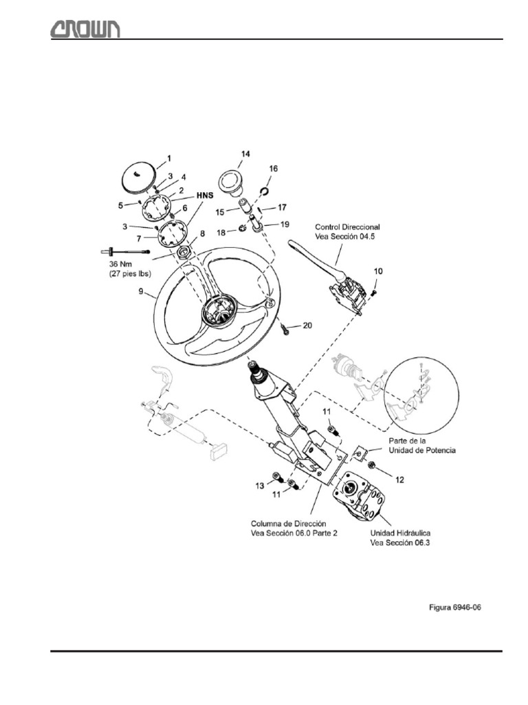40 SC 4500 PARTES Direccion | PDF | Tornillo | Vehículo de motor