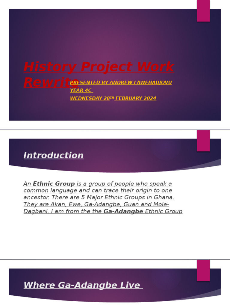 History Project Work | PDF