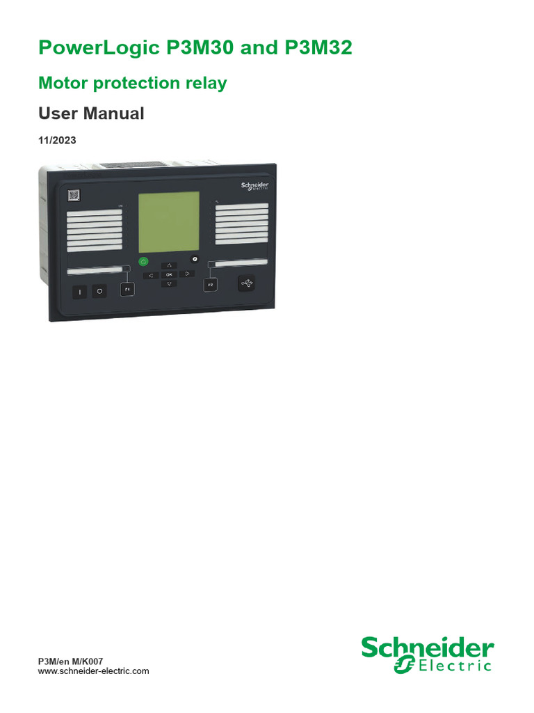 PowerLogic P3M30/P3M32 User Manual | PDF | Electromagnetic ...
