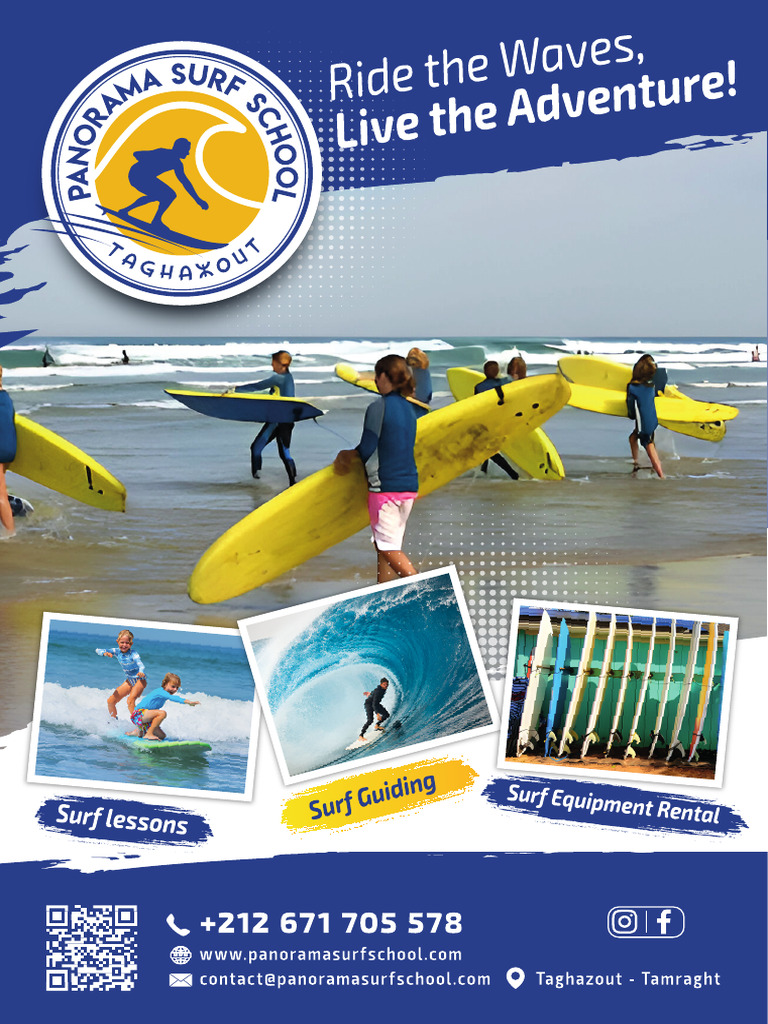 Panorama Surf School Flyer, Totem | PDF