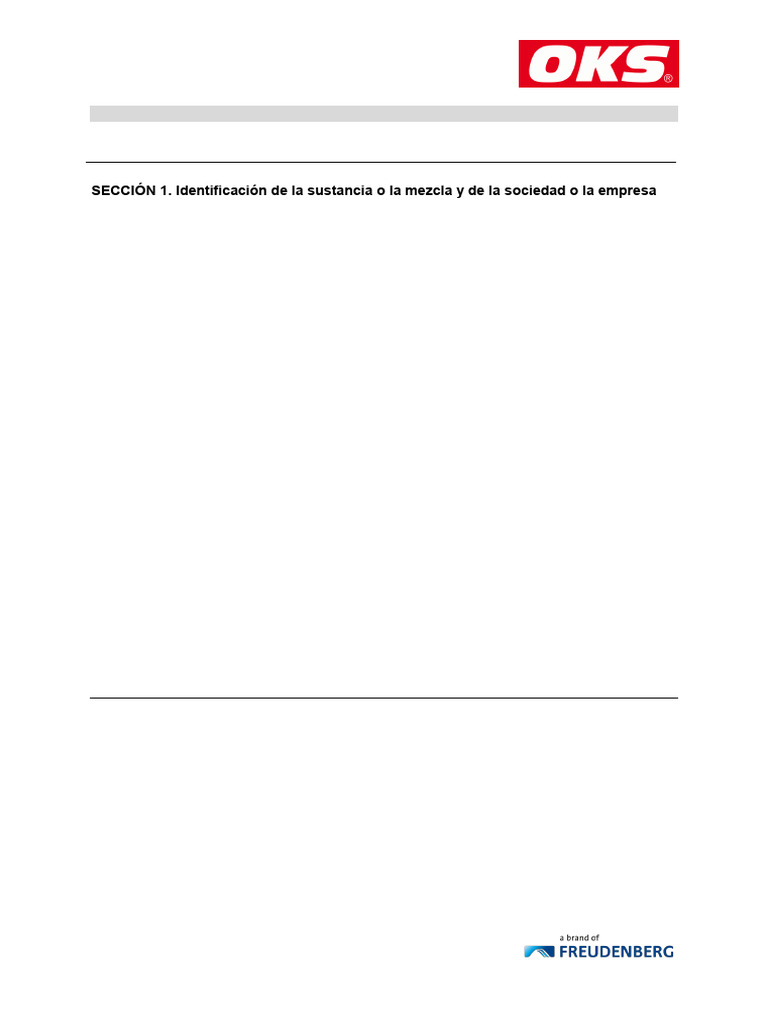 FDS - Oks 403 | PDF | Residuos | Solubilidad
