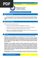 Indigenization and Contextualization in Curriculum | PDF | Curriculum ...