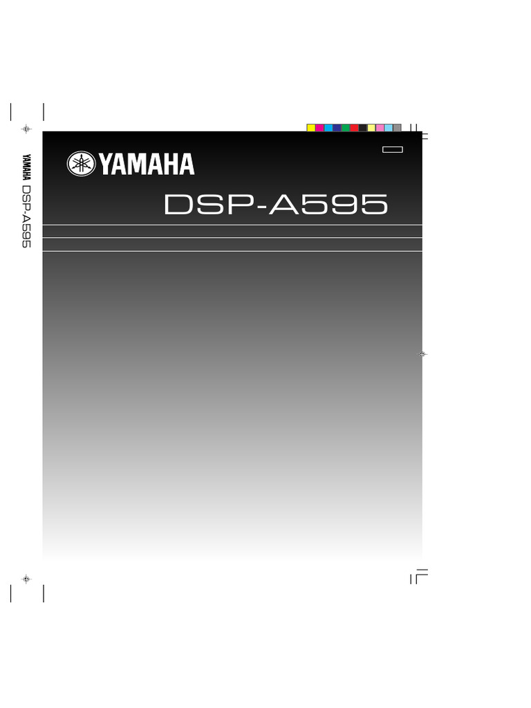 DSP-A595 OWNER'S MANUAL | PDF | Loudspeaker | Electrical Connector