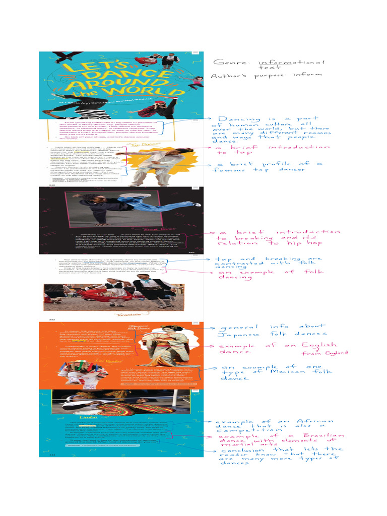 Let's Dance Around the World Notes | PDF