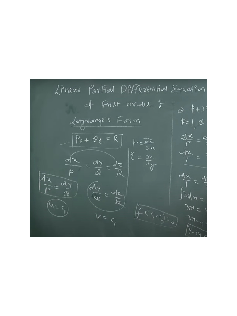 Pde First Order | PDF