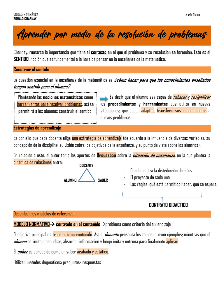 Aprender Por Medio de La Resolución de Problemas | PDF | Enseñando | Aprendizaje