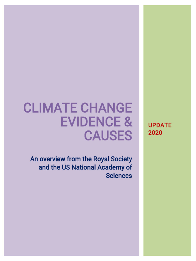 Climate Change Evidence & Causes | PDF