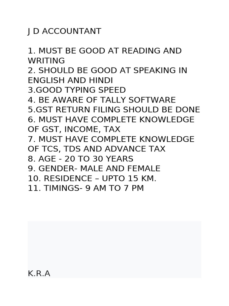 Accountant English | PDF