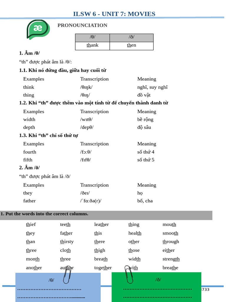 Giáo Án GRADE 6 - U7 - ILSW | PDF